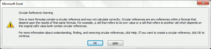 Search For Circular Reference In Excel Mac Fasrcut