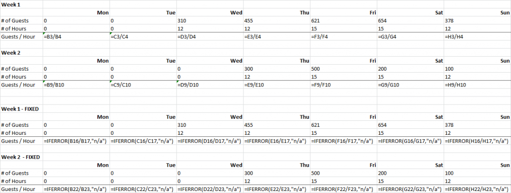 How To Apply Iferror On Many Cells Automatically Using Excel Vba Macro Excel Help Hq